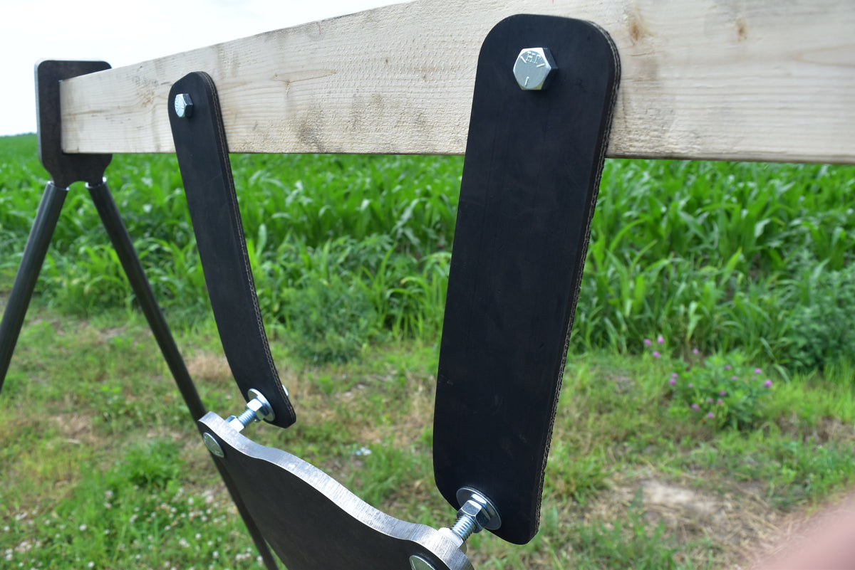 10" Rubber Shooting Target Hanging Straps & Mounting Kit – hdsteeltargets